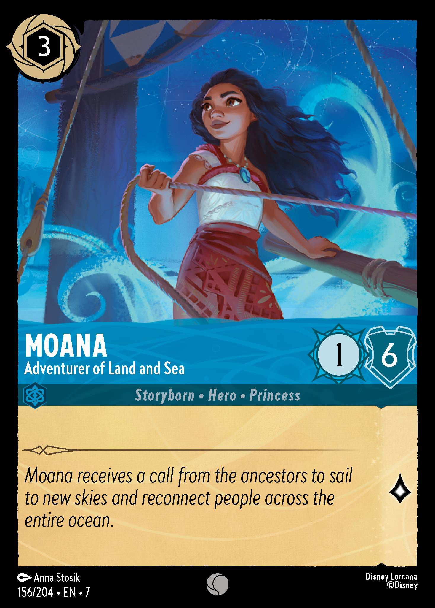 Moana, Adventurer of Land and Sea • Lorcast - Lorcana Search
