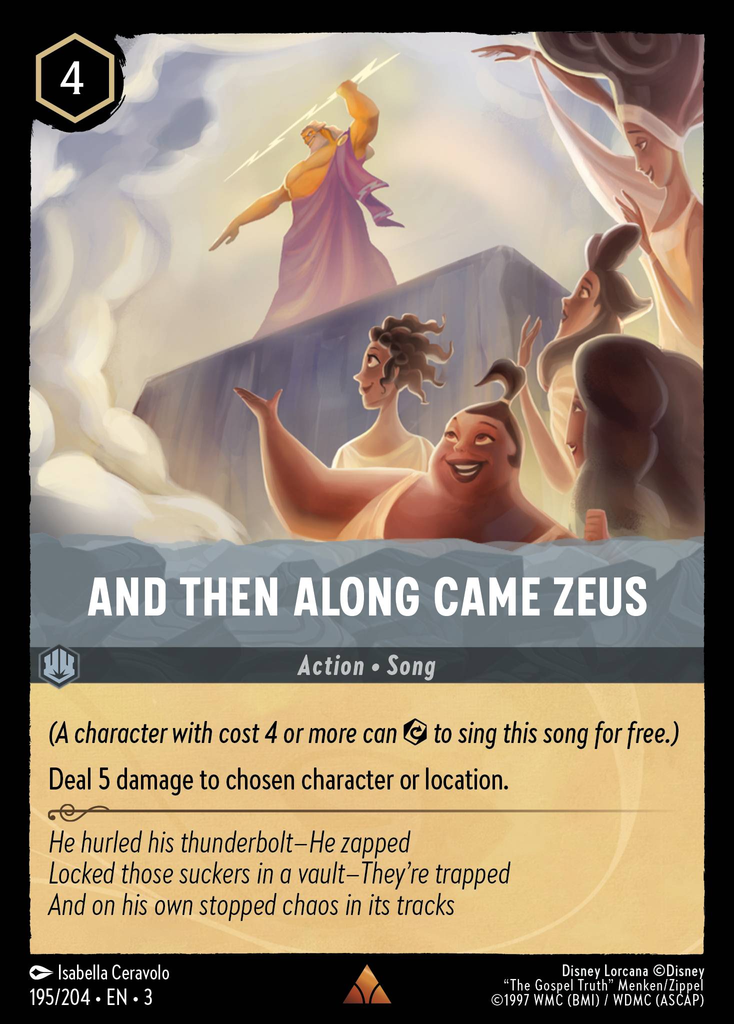 And Then Along Came Zeus • Lorcast - Lorcana Search
