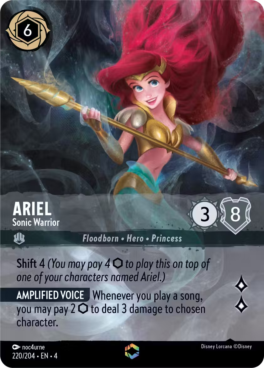 Ariel, Sonic Warrior • Lorcast - Lorcana Search