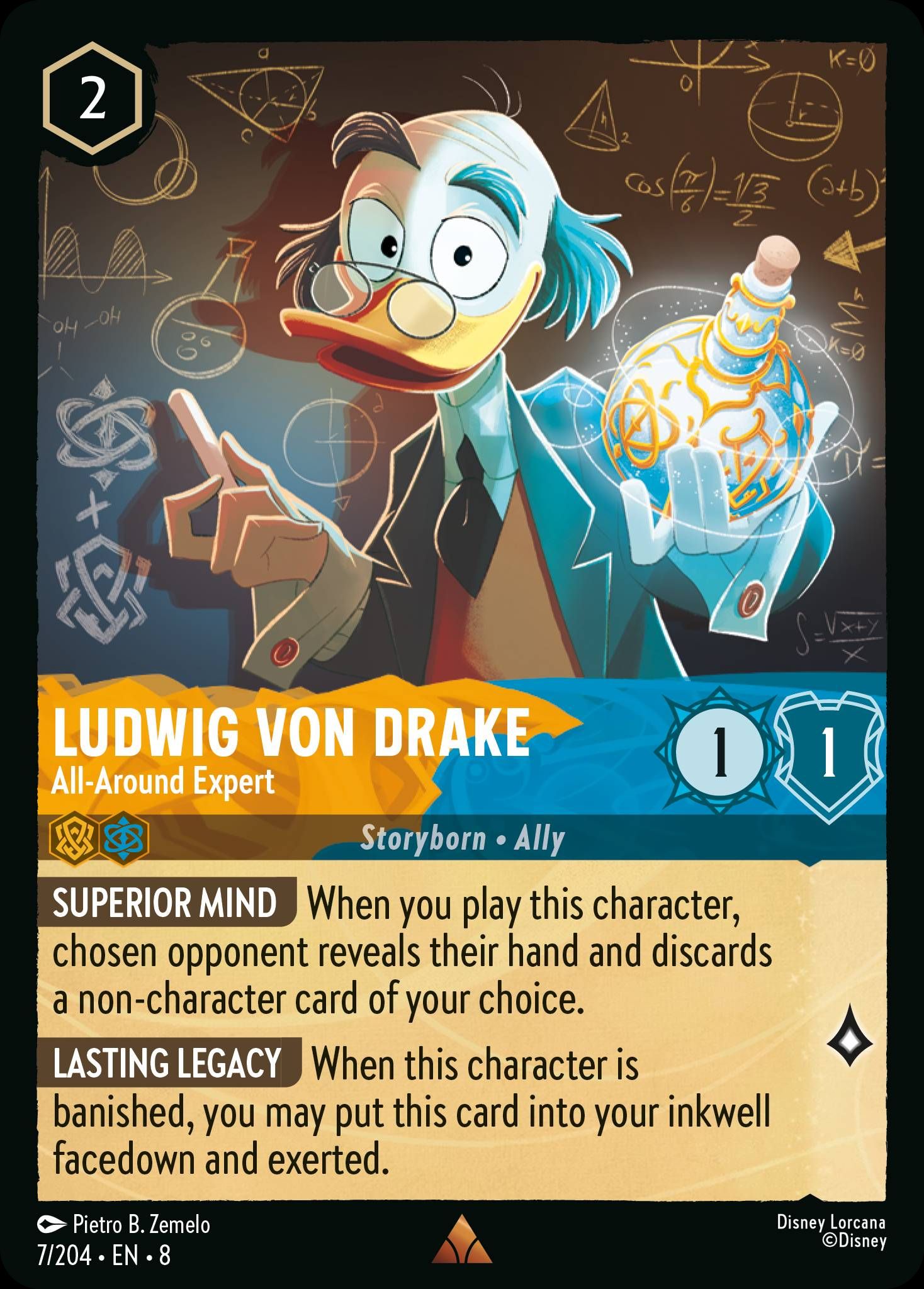 Ludwig Von Drake, All-Around Expert • Lorcast - Lorcana Search