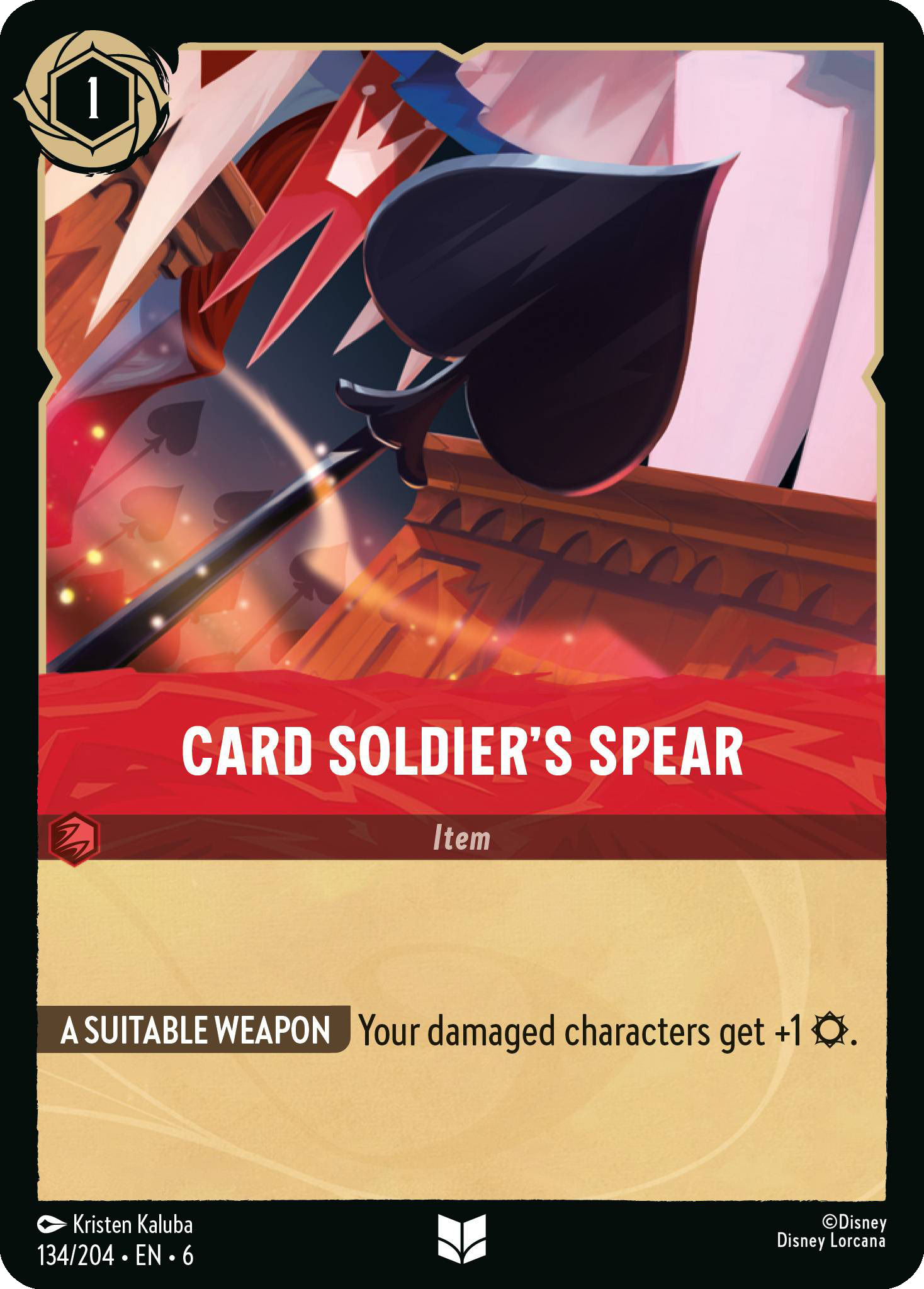 Card Soldier's Spear • Lorcast - Lorcana Search