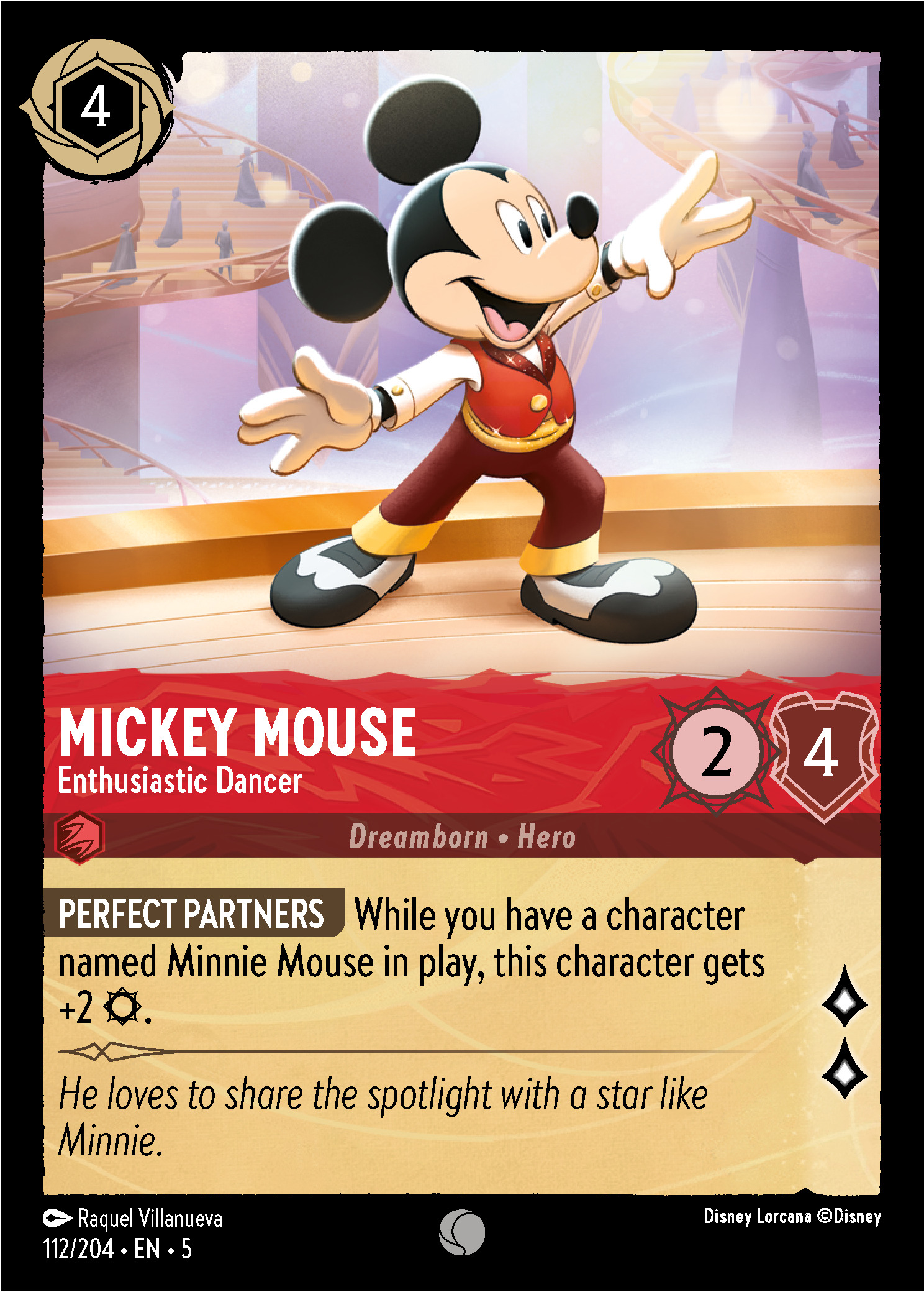 Mickey Mouse, Enthusiastic Dancer • Lorcast - Lorcana Search