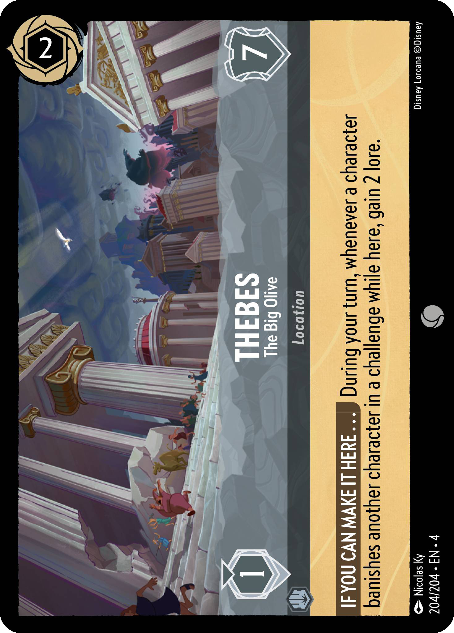 Thebes, The Big Olive • Lorcast - Lorcana Search