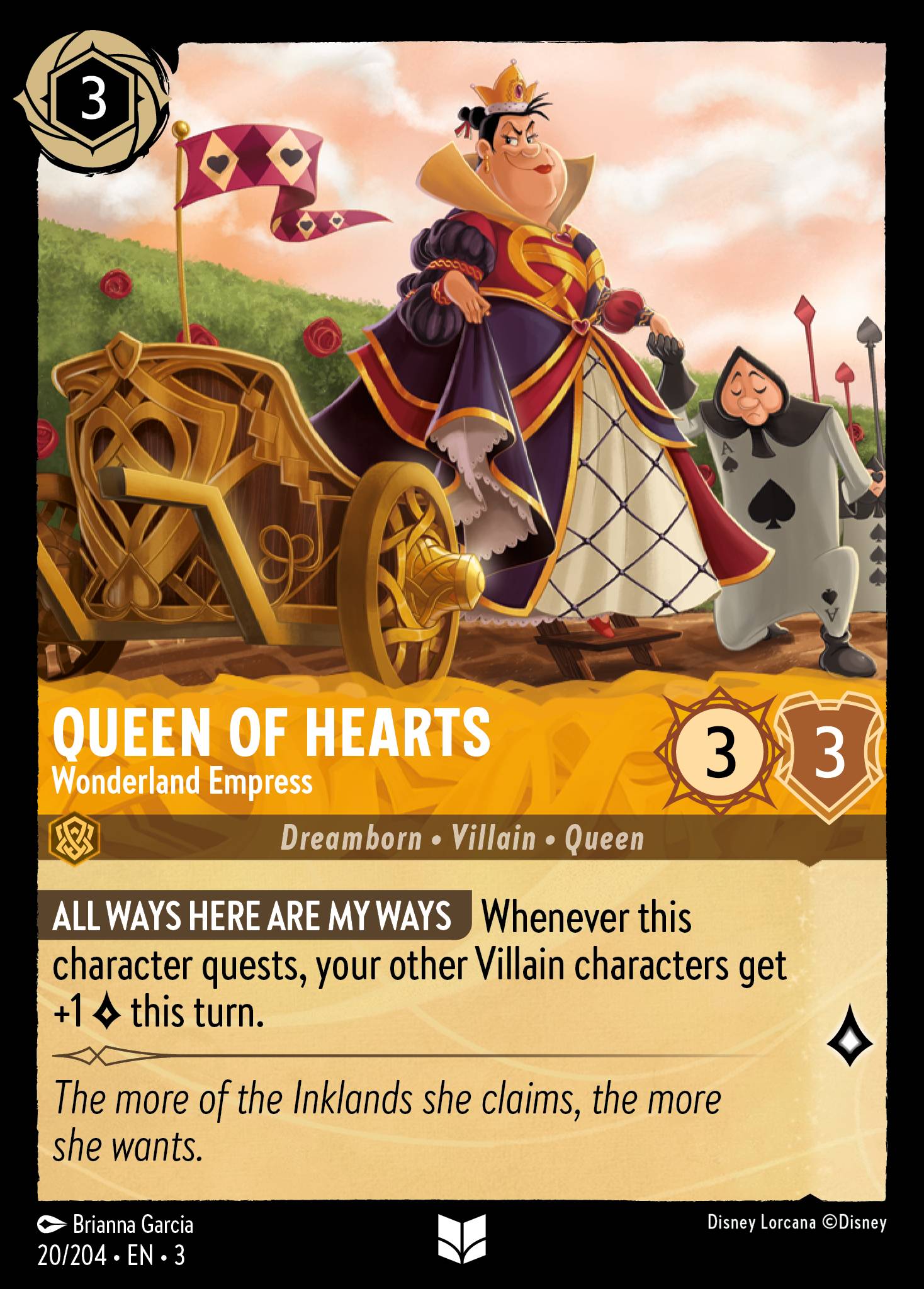 Queen of Hearts, Wonderland Empress • Lorcast - Lorcana Search