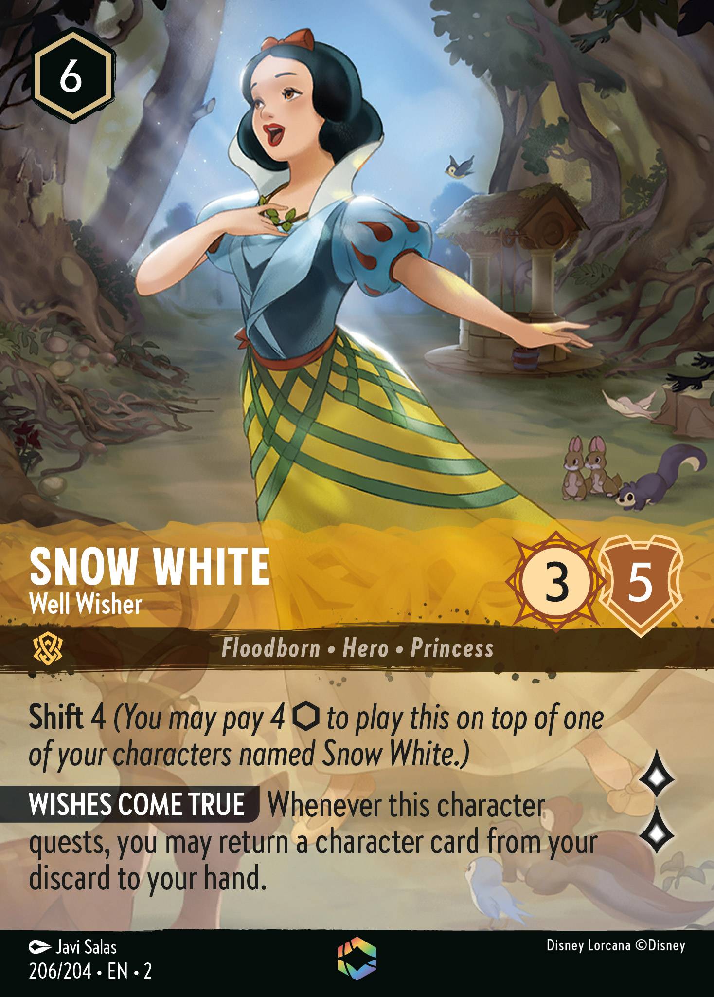 Snow White, Well Wisher • Lorcast - Lorcana Search