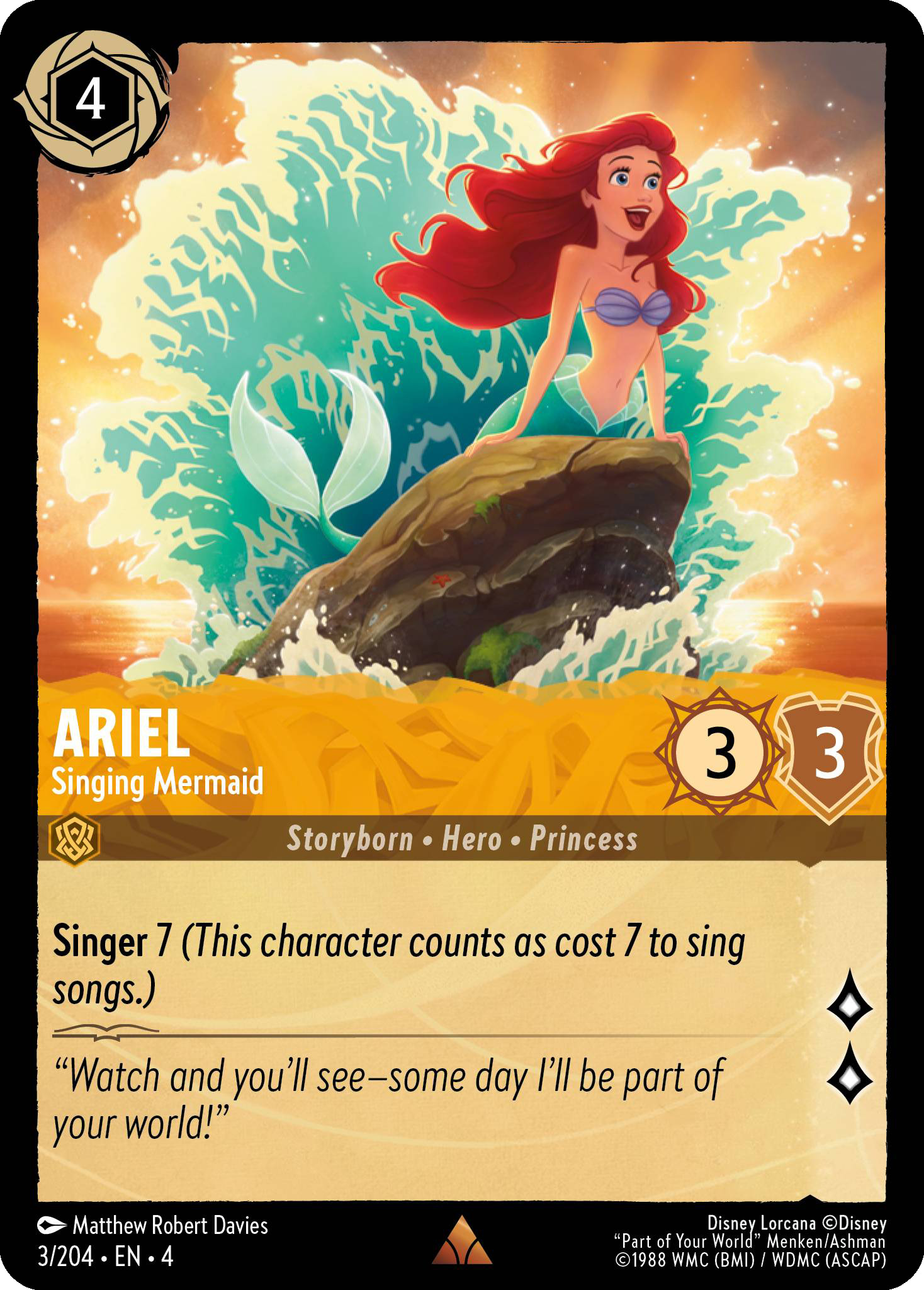 Ariel, Singing Mermaid • Lorcast - Lorcana Search